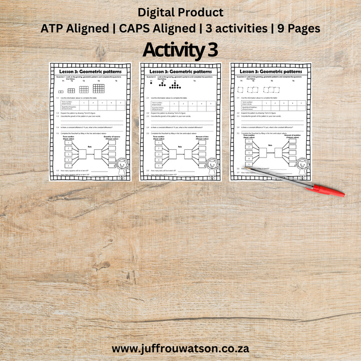 Geometric Patterns | Geometriese Patrone – Juffrou Watson