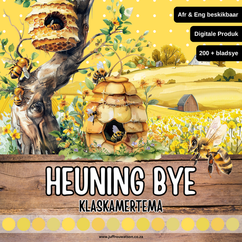 Honey Bees Classroom Theme | Heuning bye Klaskamertema – Juffrou Watson