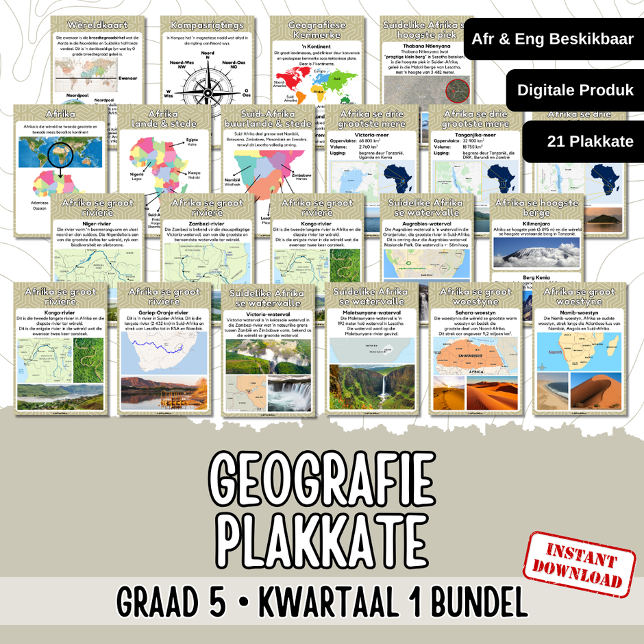 Grade 5 Social Sciences – Juffrou Watson