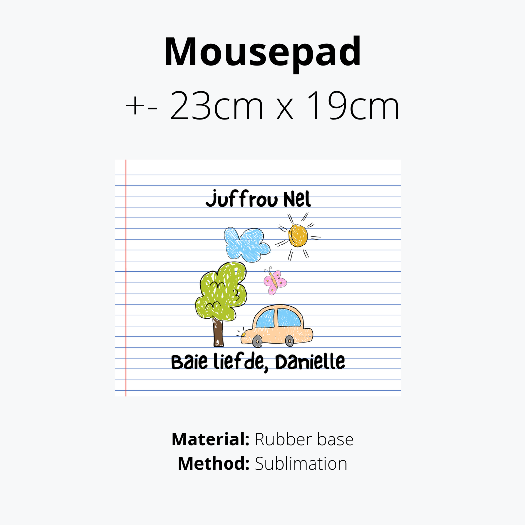 Mousepads – Juffrou Watson