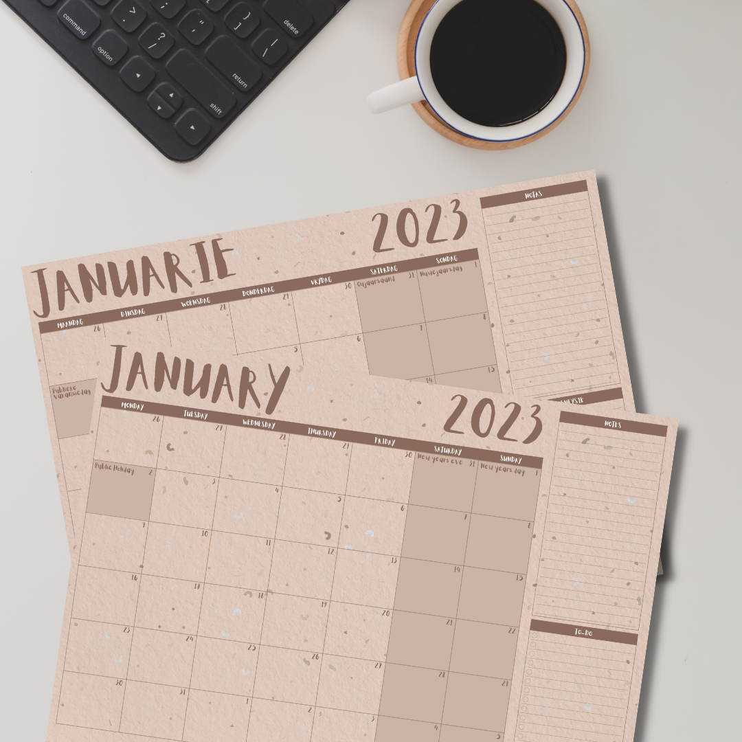 2023 Desk Calendars – Juffrou Watson
