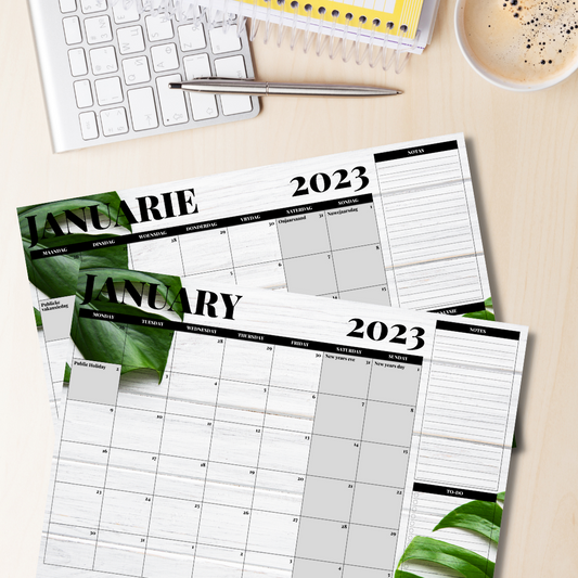 2023 Desk Calendars – Juffrou Watson